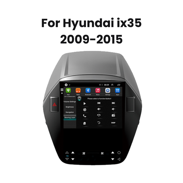 9.7 Inch Tesla Style Hyundai ix35 Android 12 Car Stereo Head Unit with ...