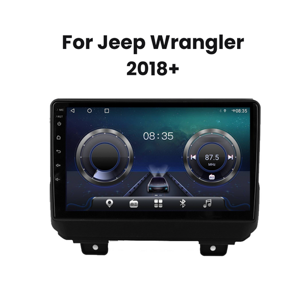 Jeep Wrangler Android 13 Car Stereo Head Unit with CarPlay & Android A ...